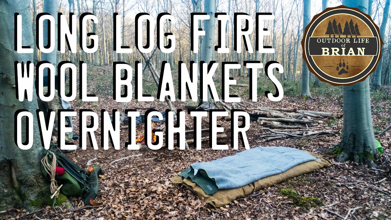 Bushcraft Overnighter | Wool Blankets | Long Long Fire | Browse Bed ...
