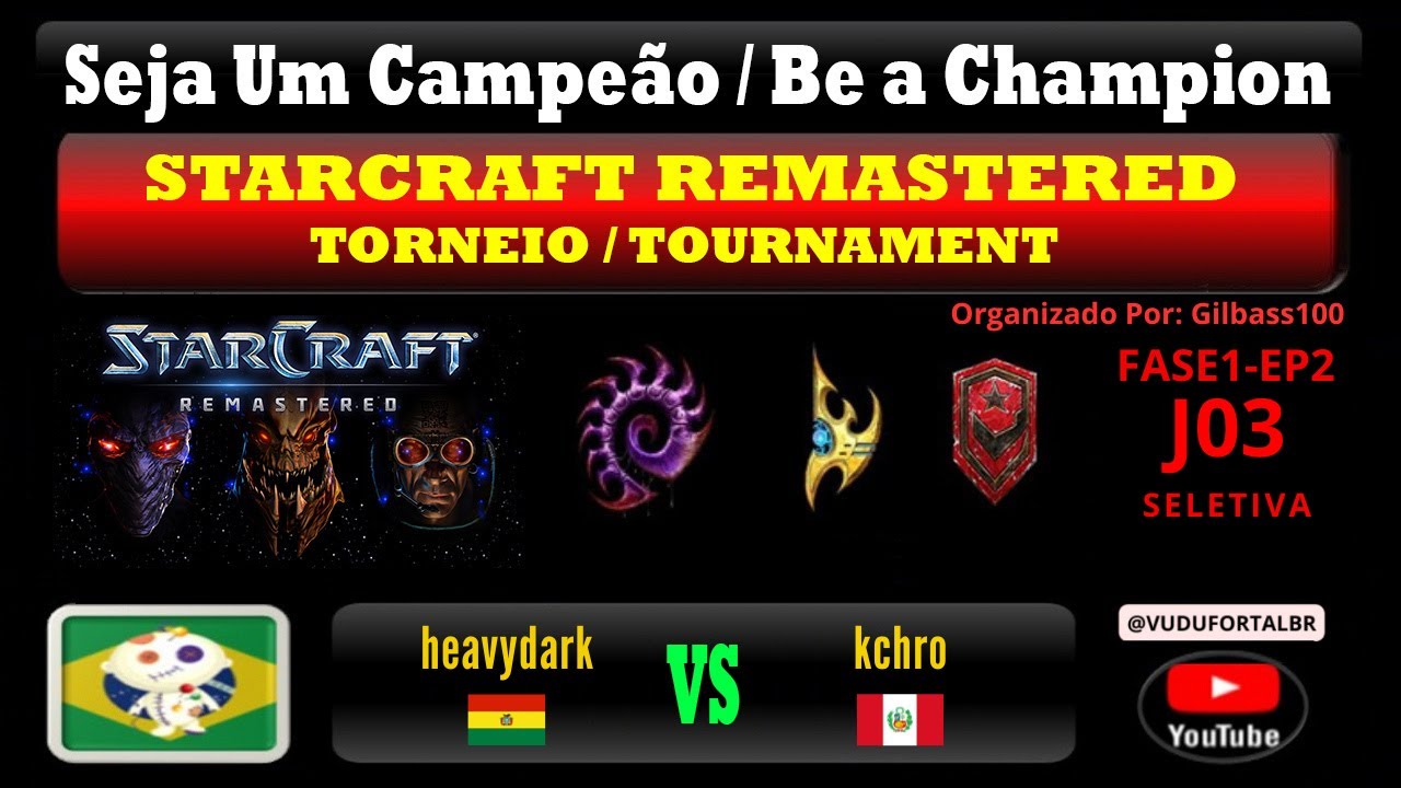 2023_10_17 [ heavydark VS kchro ] 1v1 STARCRAFT REMASTERED TOURNAMENT ...