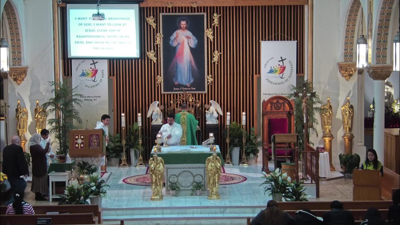 Divine Mercy Parish, Rahway NJ ,01/19/2025, 2nd Sunday in Ordinary TIME - YouTube