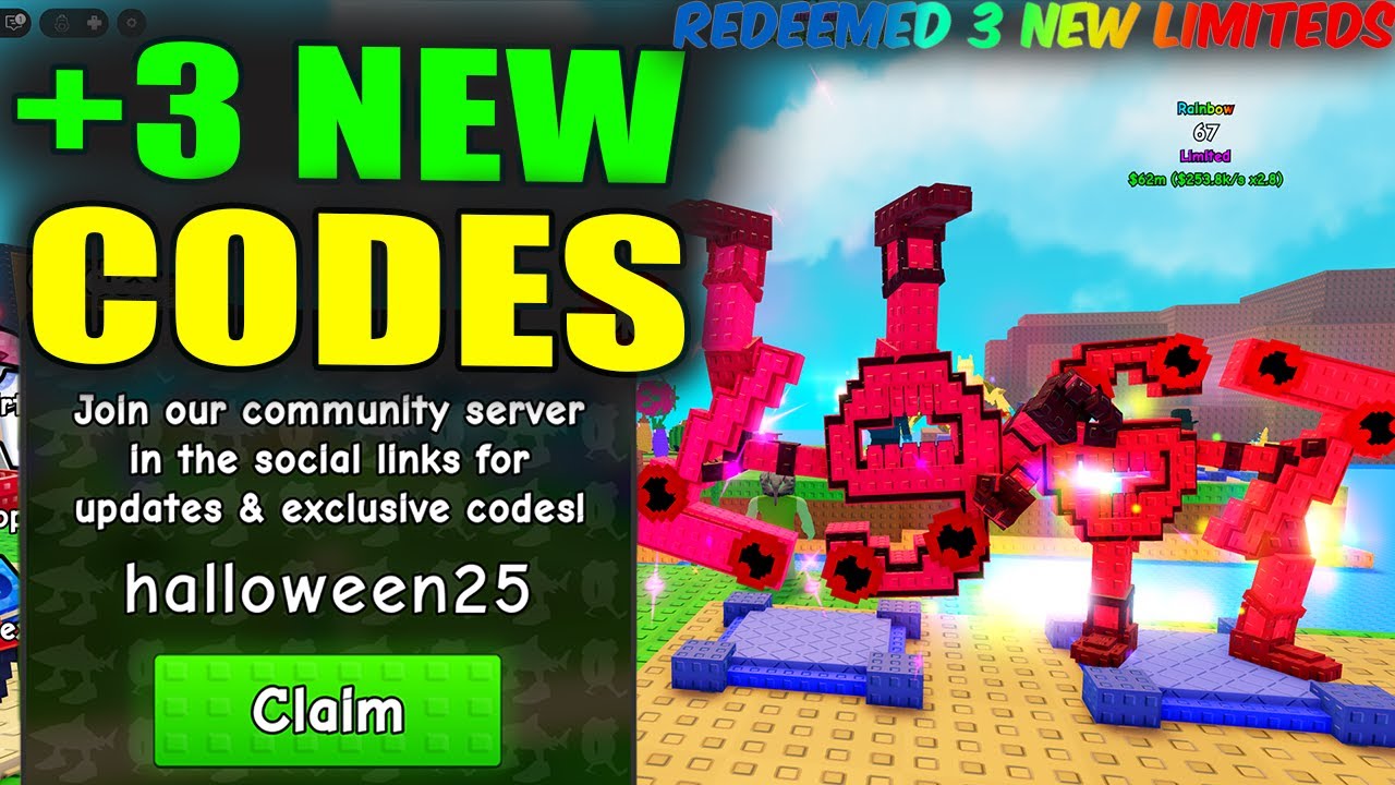 ⚠️+3 NEW⚠️ ALL WORKING CODES FOR PLANTS VS BRAINROTS OCTOBER 2025 ...