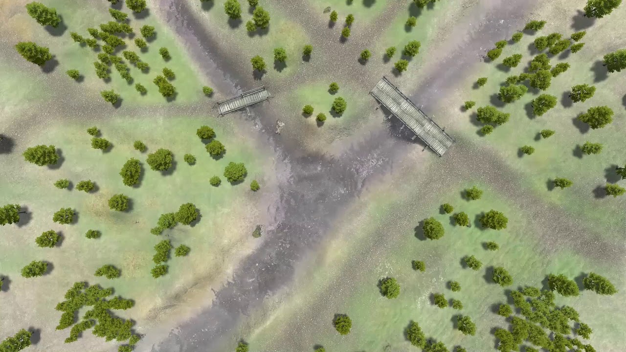 Animated Battlemap - Forest River 1 (Day) - No Grid - YouTube