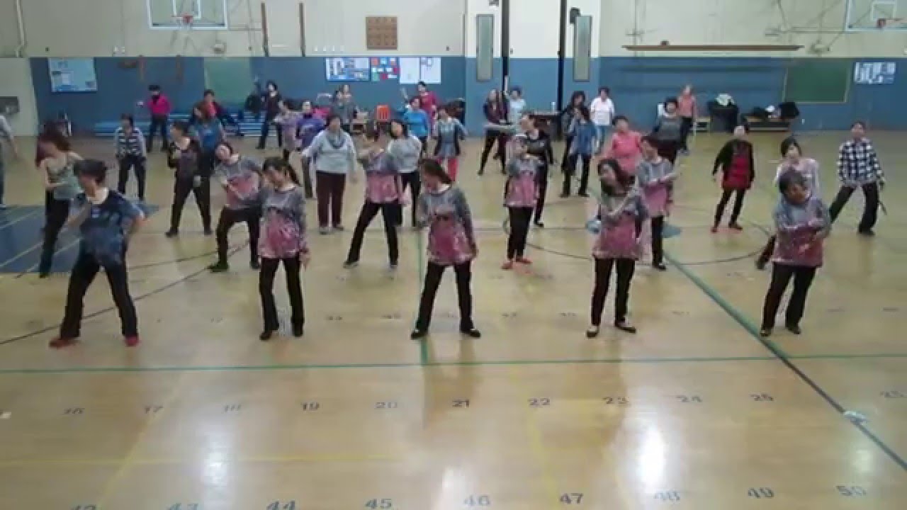 Class Video 哪个舍得你 12/15/2015 San Francisco Chinese Line Dance 三藩市鳳凰飛健舞社 ...