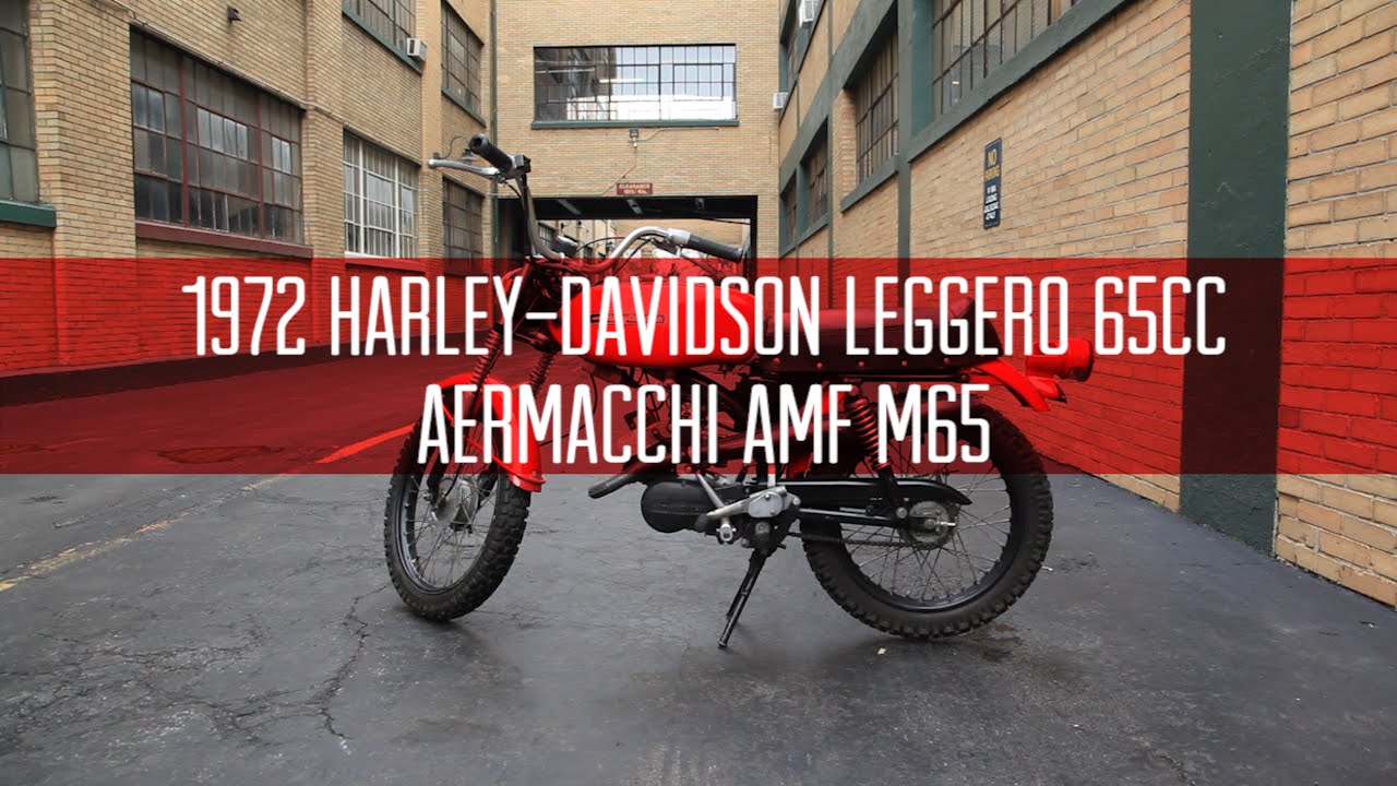 1972 Harley Davidson Leggero M65 AMF Aermacchi 65cc - FOR SALE - YouTube