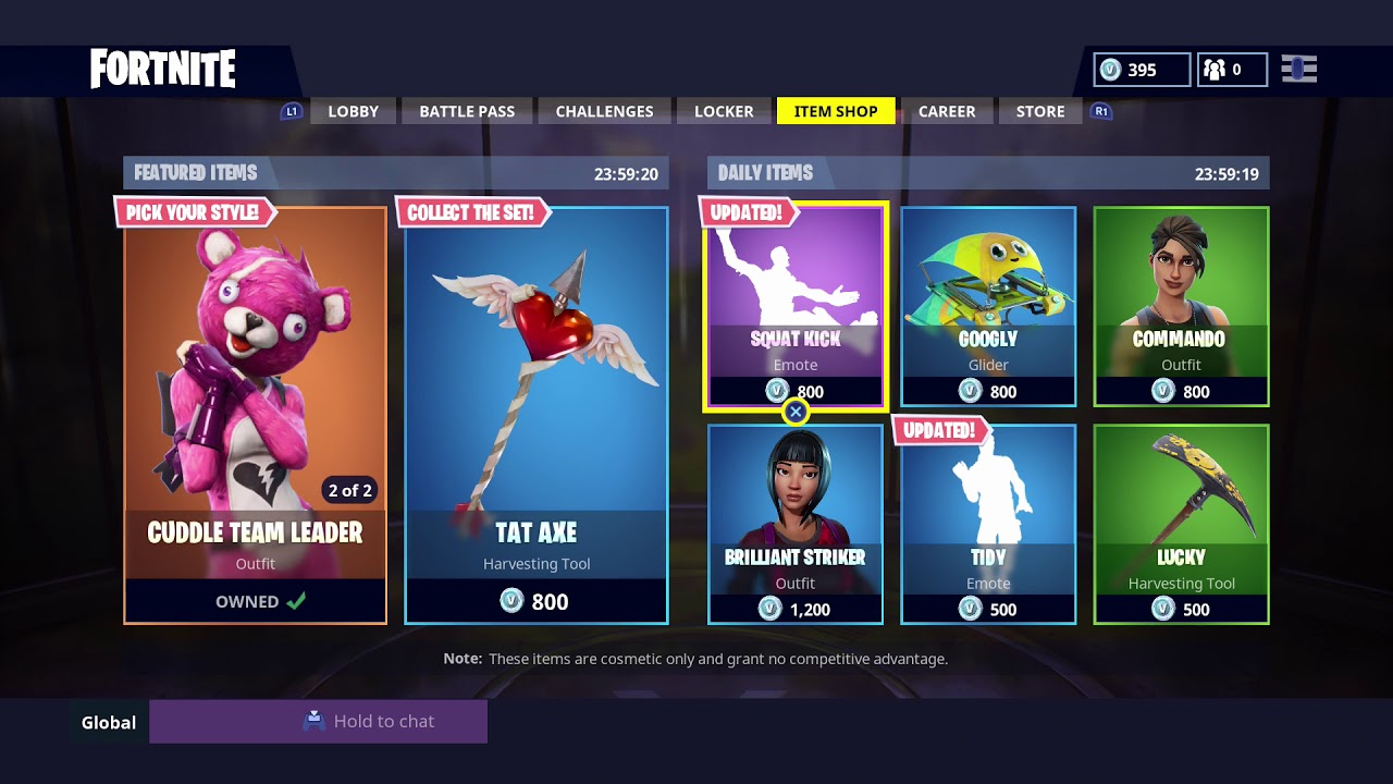 FORTNITE - DAILY ITEMS SHOP STORE JUNE 19 2018 - YouTube