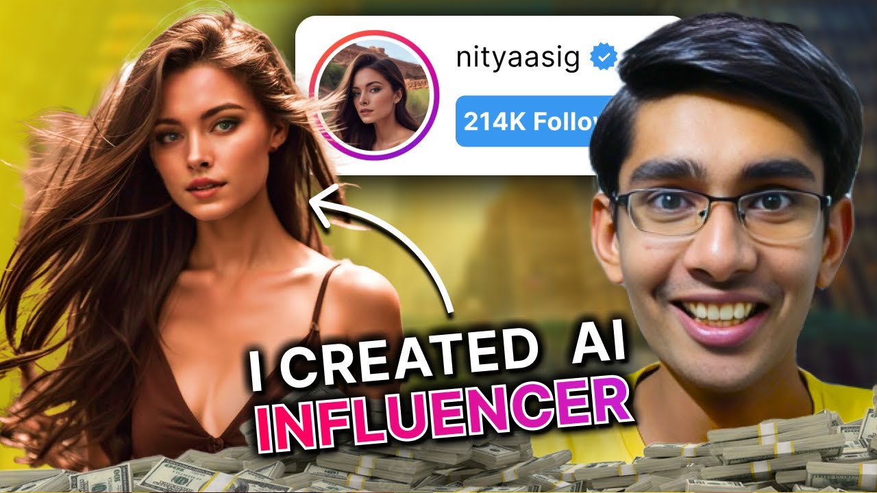 I made an AI INFLUENCER on Instagram ⭐ How to Make AI Insta model | Virtual Influencers - YouTube