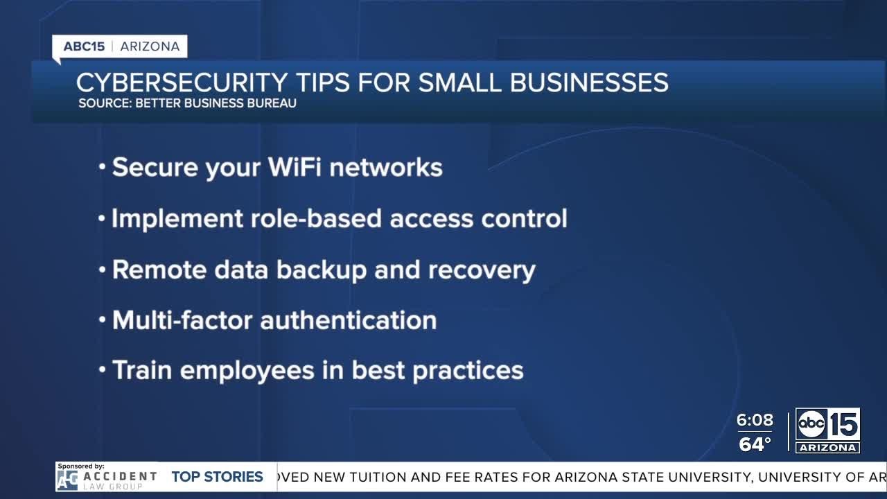 Cybersecurity tips for small businesses - YouTube