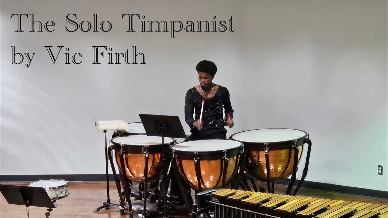 “The Solo Timpanist” Etude 1 by Vic Firth/ Performed by Freddy Nelson ...