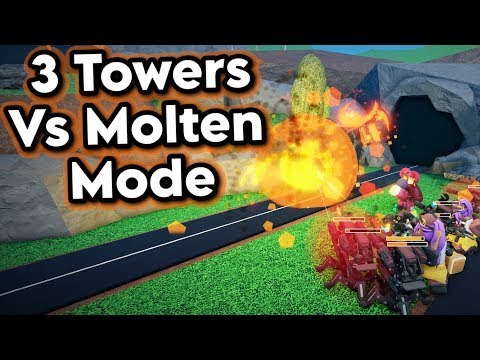 Really Easy Beginner Solo Molten Mode Tower Defense Simulator - YouTube