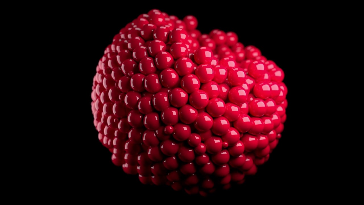 Particles Spheres animation - YouTube