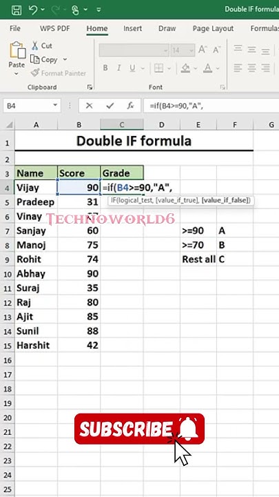 How to use Double if formula in MS Excel? #exceltips #exceltutorial #shortsfeed #viralshorts # ...