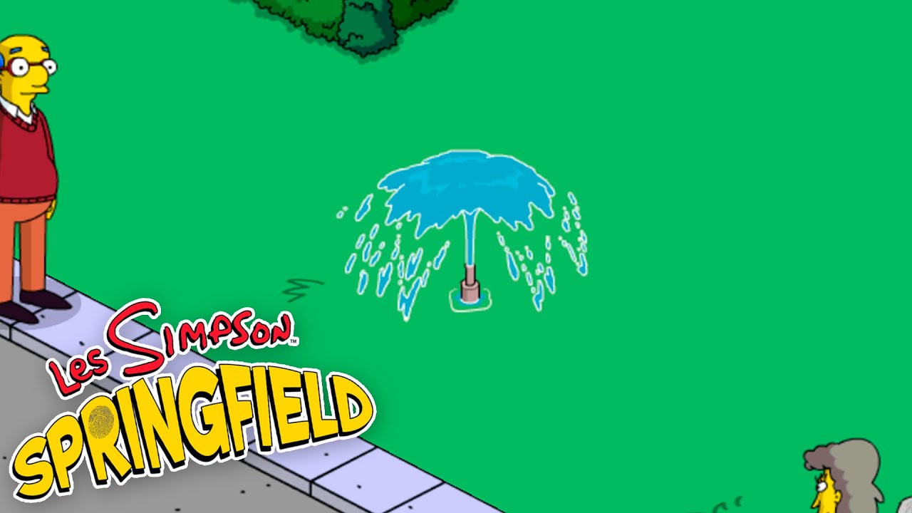 FUENTE DEL CAMPO DE GOLF #2 | EVENTO: ADICCION AL GOLF | LOS SIMPSONS ...