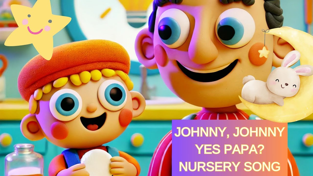 Johnny Johnny Yes Papa | Clay Characters Sing Along | Kids Music ...