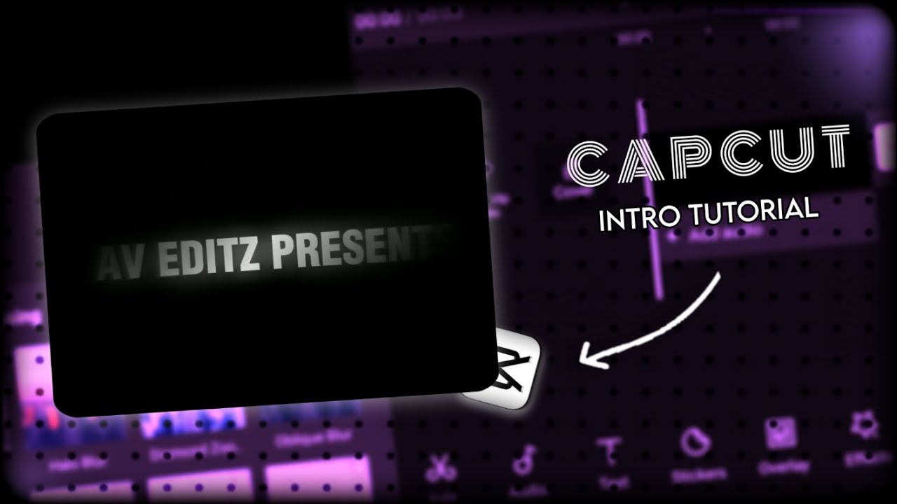 CapCut Glowing Intro Tutorial | Cinematic Intro | AV EDITZ × JARVIS EDITZ - YouTube