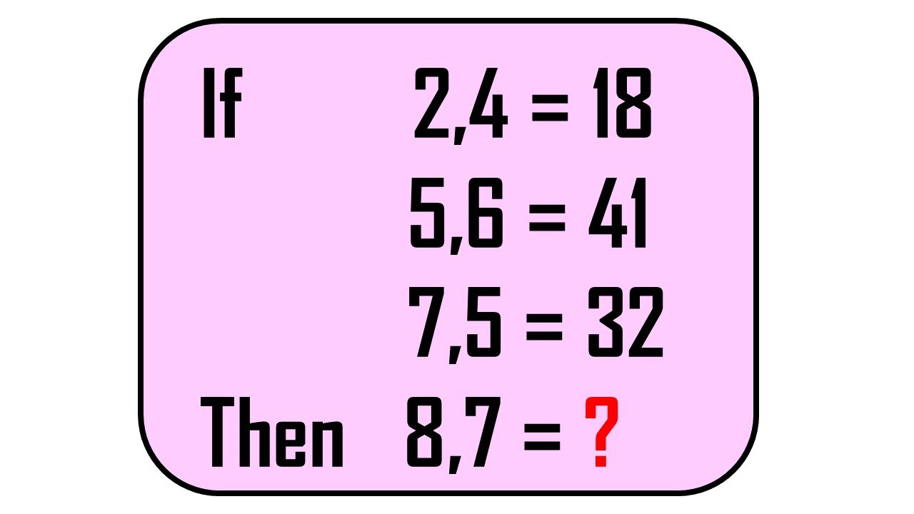 Can you solve this IF THEN MATH PUZZLE? - YouTube