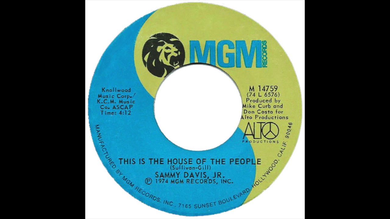 This Is The House Of The People - Sammy Davis Jr. - YouTube