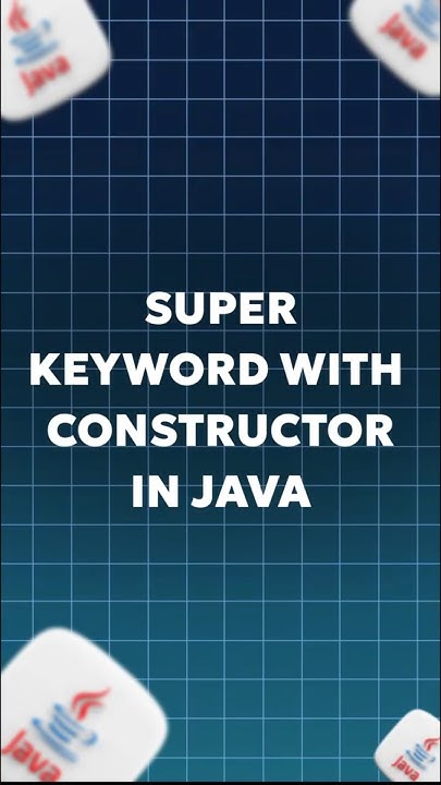 Super Keyword With Constructor By Zafar Khan Sir #java #coding #programming - YouTube