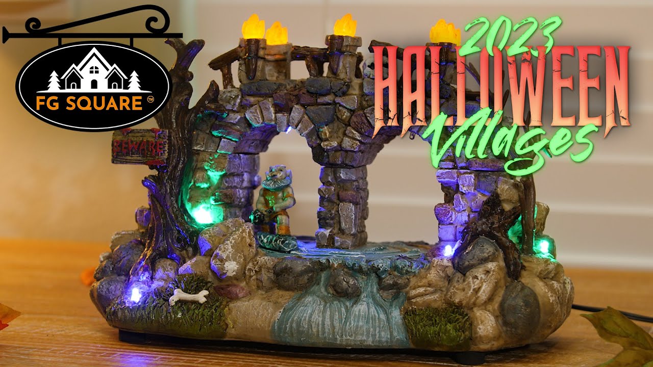Explore FG Square Halloween Village 2023 Collection 🎃 - YouTube
