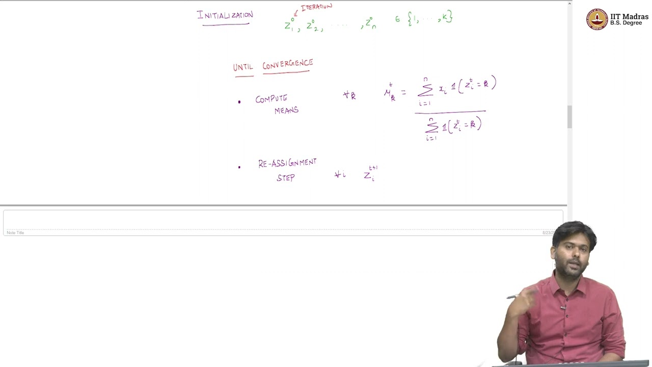 K-means Clustering (Lloyd's algorithm) - YouTube