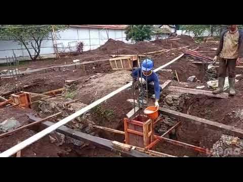cara menggunakan vibrator pada pengecoran kolom pondasi#proyek#pondasi#vibrator - YouTube