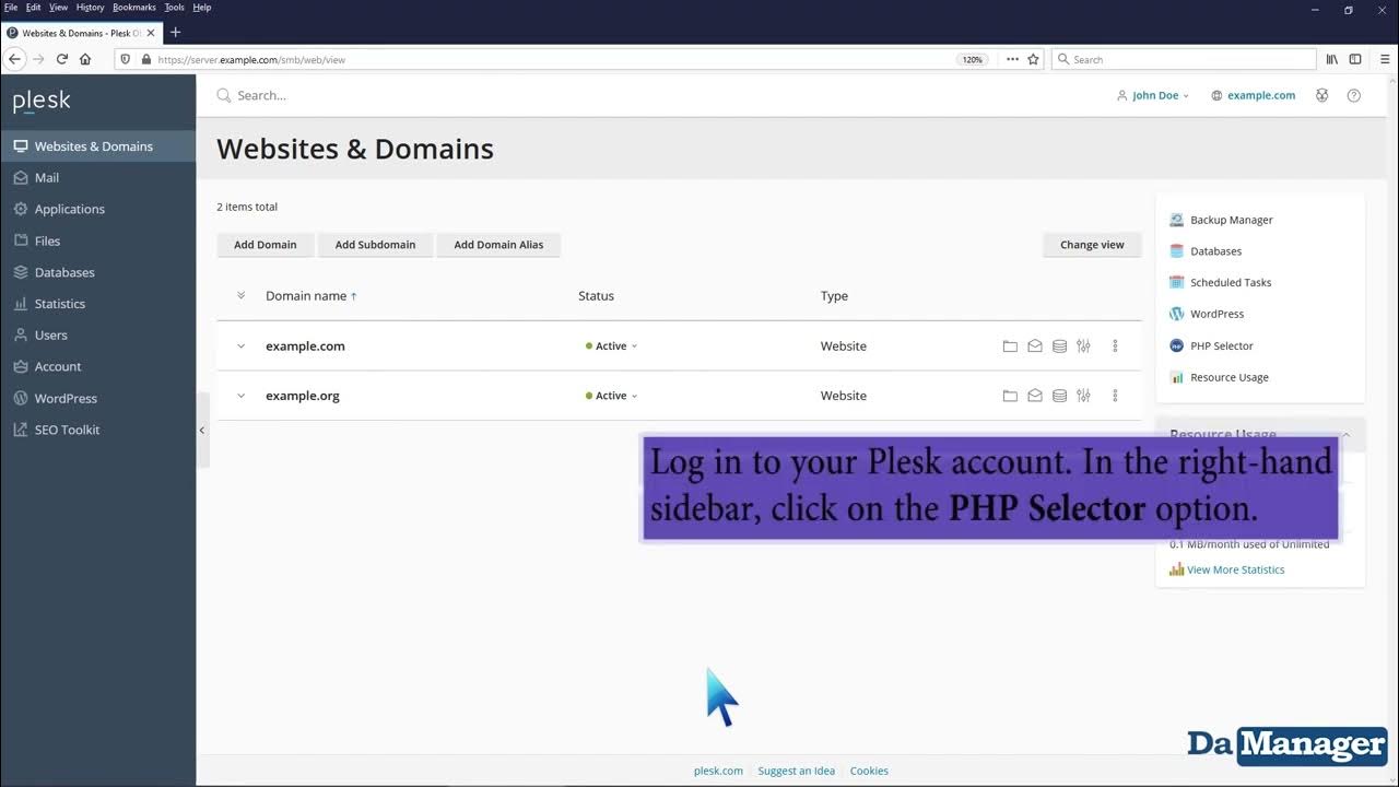 How to Enable the GD extension of PHP using CloudLinux Selector in Plesk DA MANAGER - YouTube