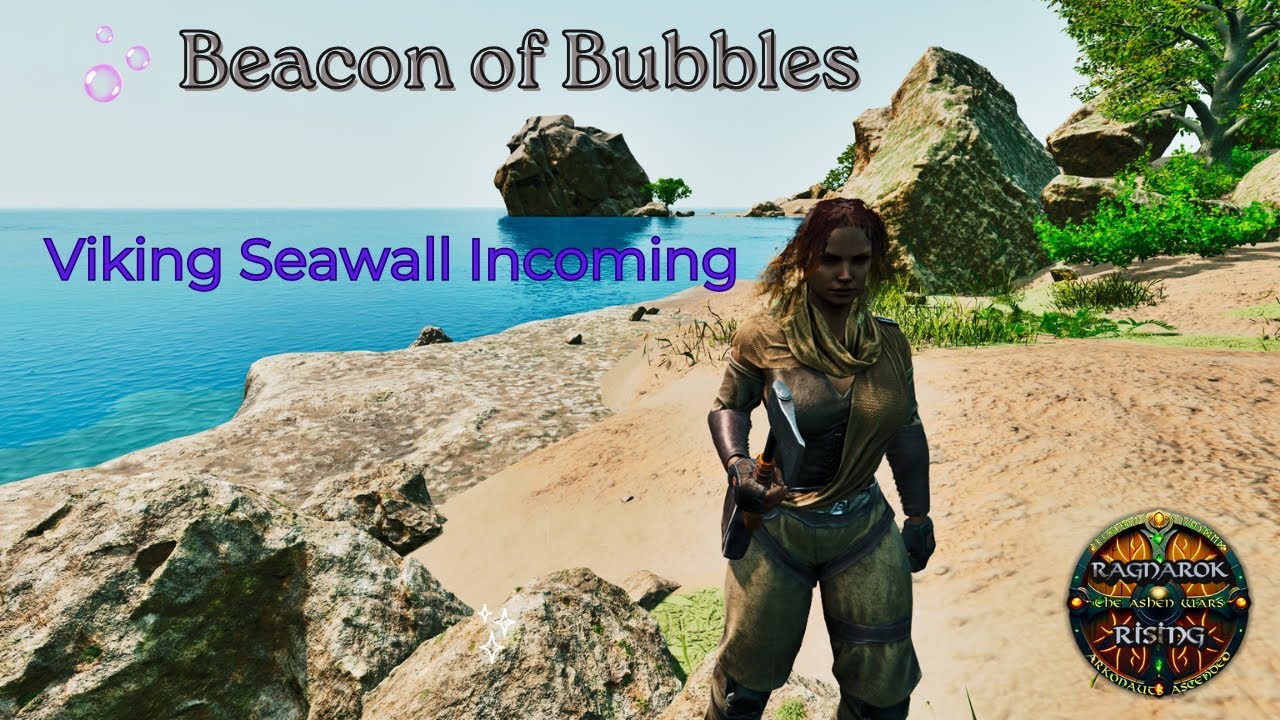 ⚓ Beacon of Bubbles | 🧼 Building a Viking Lighthouse & Sea Wall | Ark ...