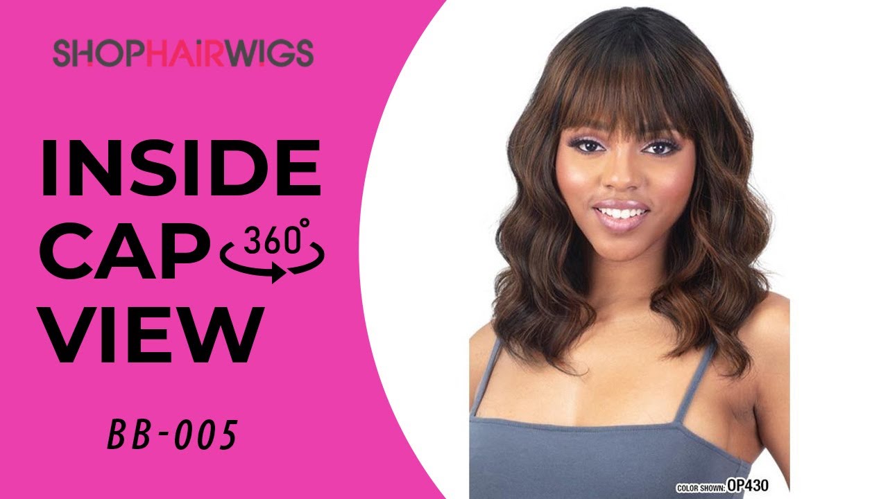 Model Model Clair Human Hair Blend Wig - BB-005 SHOPHAIRWIGS.COM - YouTube
