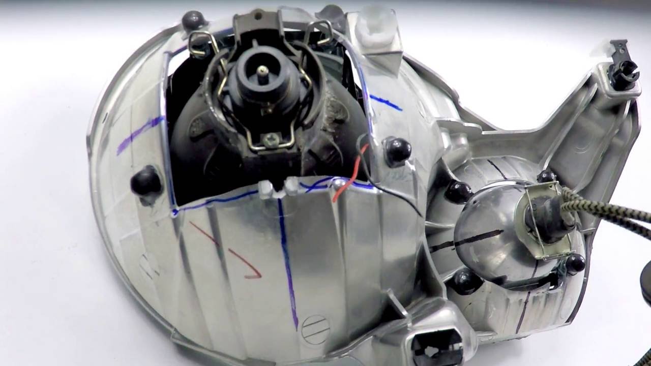 HID Projector Retrofit Mounting Methods Explained - YouTube