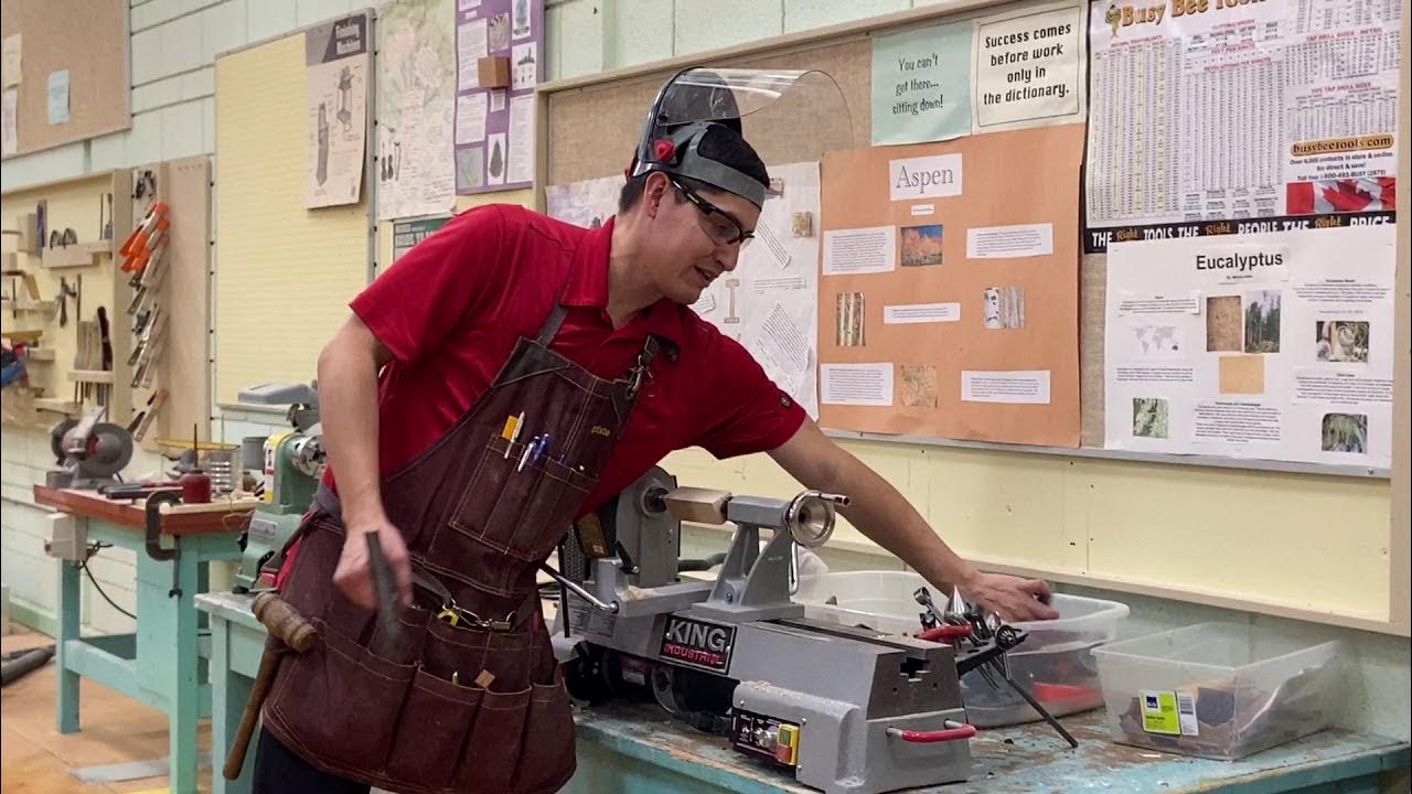 Wood Lathe Safety with my EPIC Class 2021 - YouTube