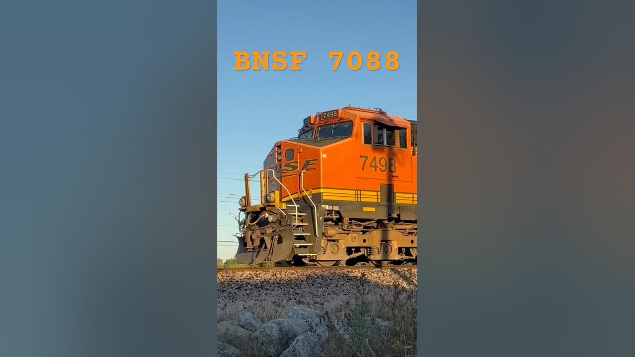 BNSF 7088 - November 19, 2024 #bnsf #railroad #railfan #train - YouTube