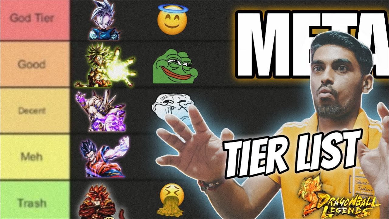 Dragon Ball Legends Meta tier list || #godsaintbhh265 #dbl #dblegends ...