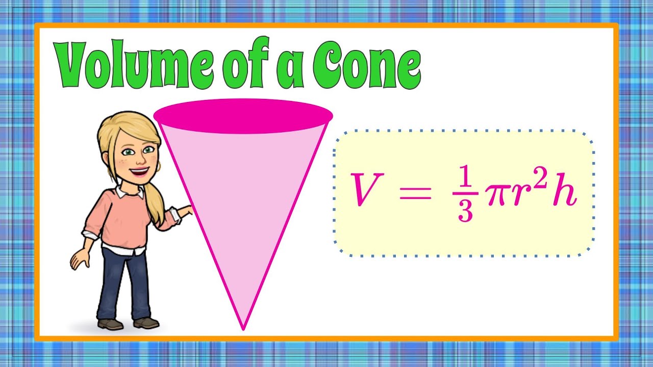 Volume of a CONE Using Diameter | 8.G.C.9 💗💙 - YouTube