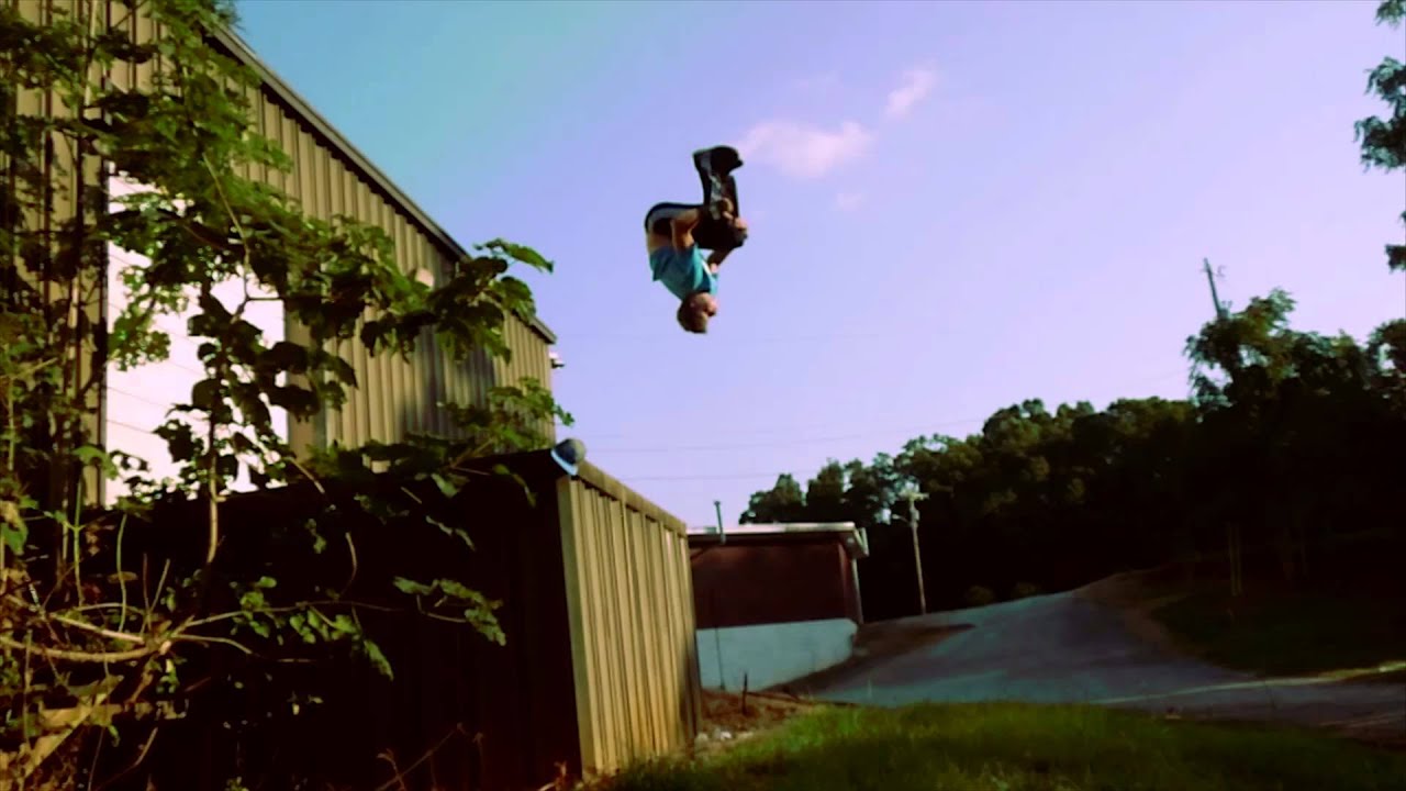 Double backflip standing on ledge - Bob Reese - YouTube