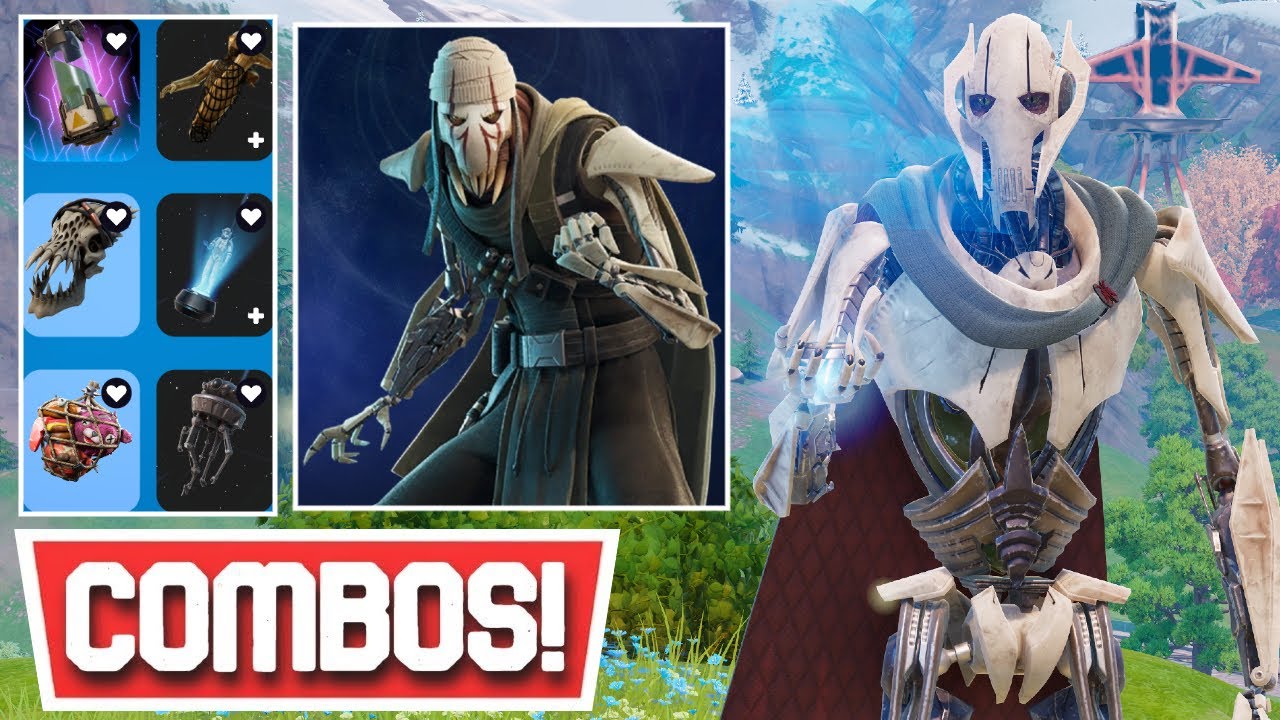 *NEW* BEST GENERAL GRIEVOUS SKIN COMBOS! | Fortnite - YouTube