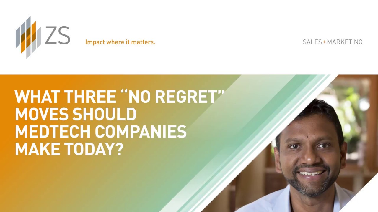 What three “no regret” moves should medtech companies make today? - YouTube