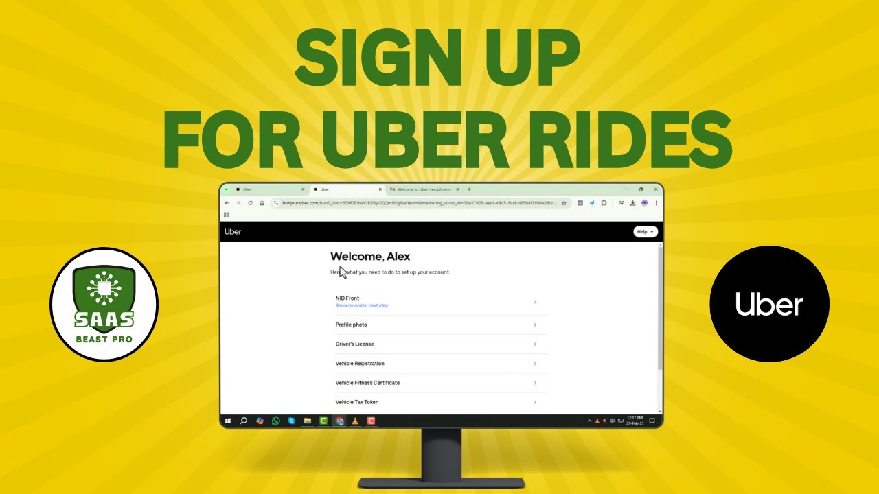 How to Sign Up for Uber Rides - Full Guide (2025) - YouTube