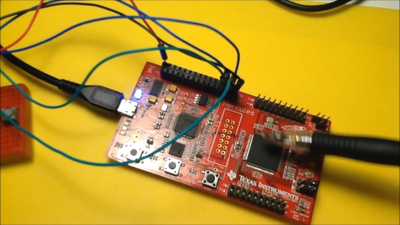 TI Hercules Safety Microcontroller: Simple CAN Test Setup Pt 1 - YouTube