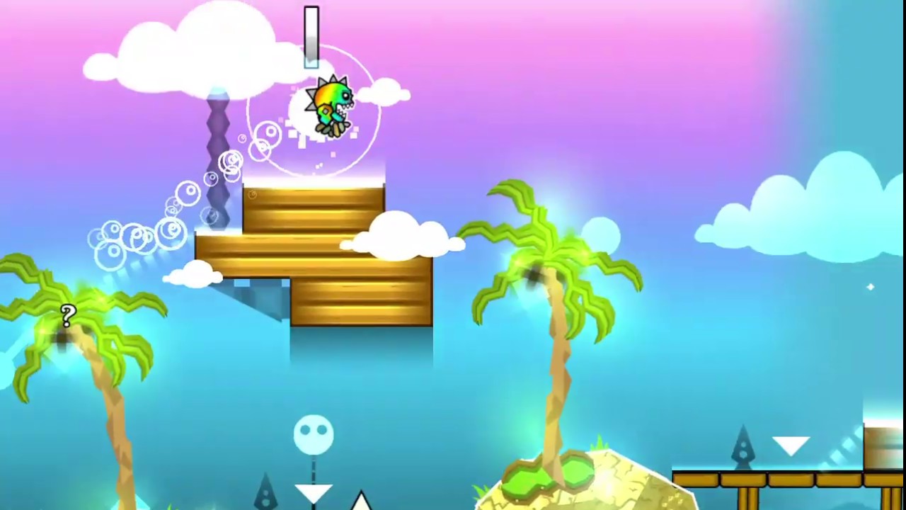 GD Levels With Rainbow Texture pack - YouTube