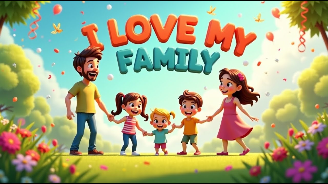 Family Song for Kids | I Love My Family | Family Member Song | Best ...