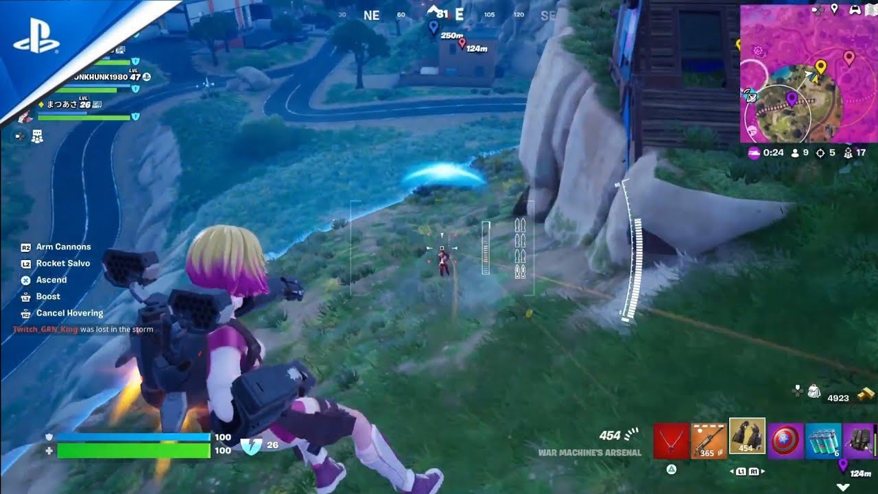 Fortnite Chapter 5 Season 4 Absolute Doom Zero Build Gwenpool PS4 PRO ...