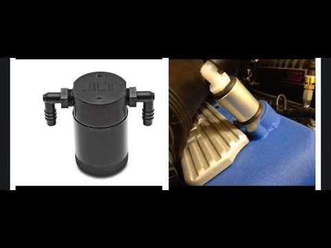 How a Catch can Works: JLT catch can and prefilter proper setup - YouTube