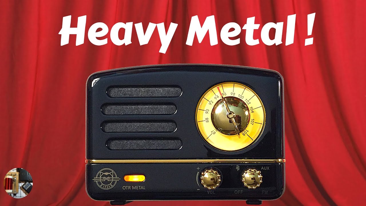 Muzen OTR Metal Retro FM BT Portable Radio Review - YouTube