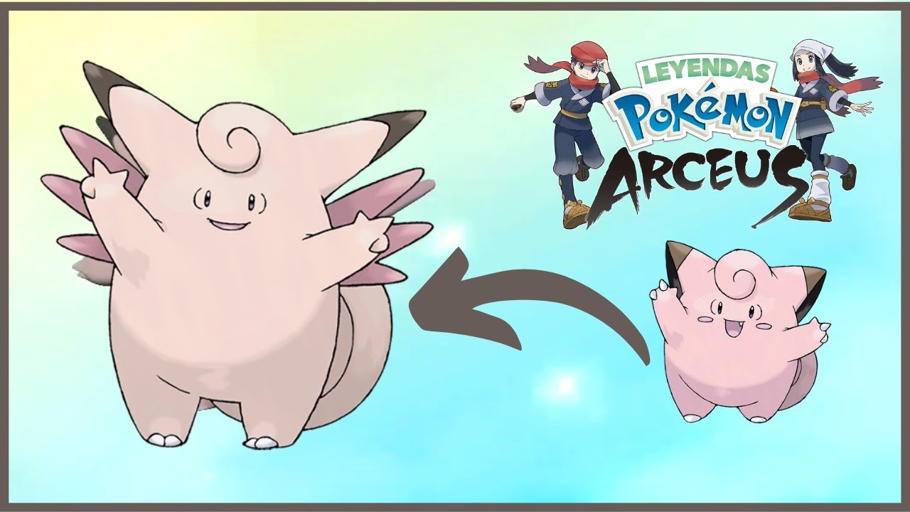 CÓMO EVOLUCIONAR A CLEFAIRY EN CLEFABLE EN POKEMON LEYENDAS DE ARCEUS ...