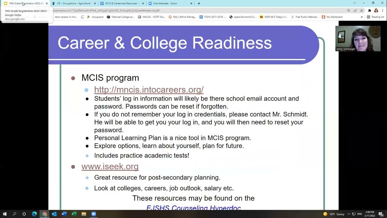 Career and College Readiness Resources Presentation - YouTube