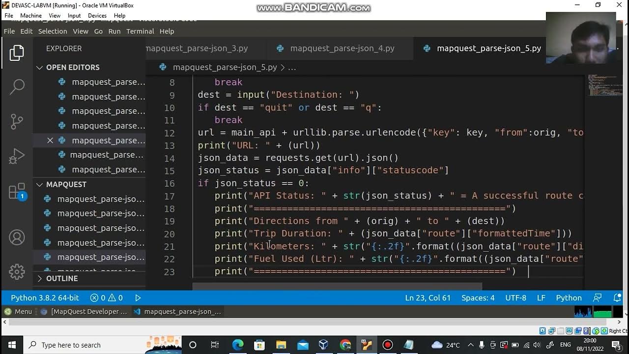 Lab - Integrate a REST API in a Python Application 4.9.2 - YouTube