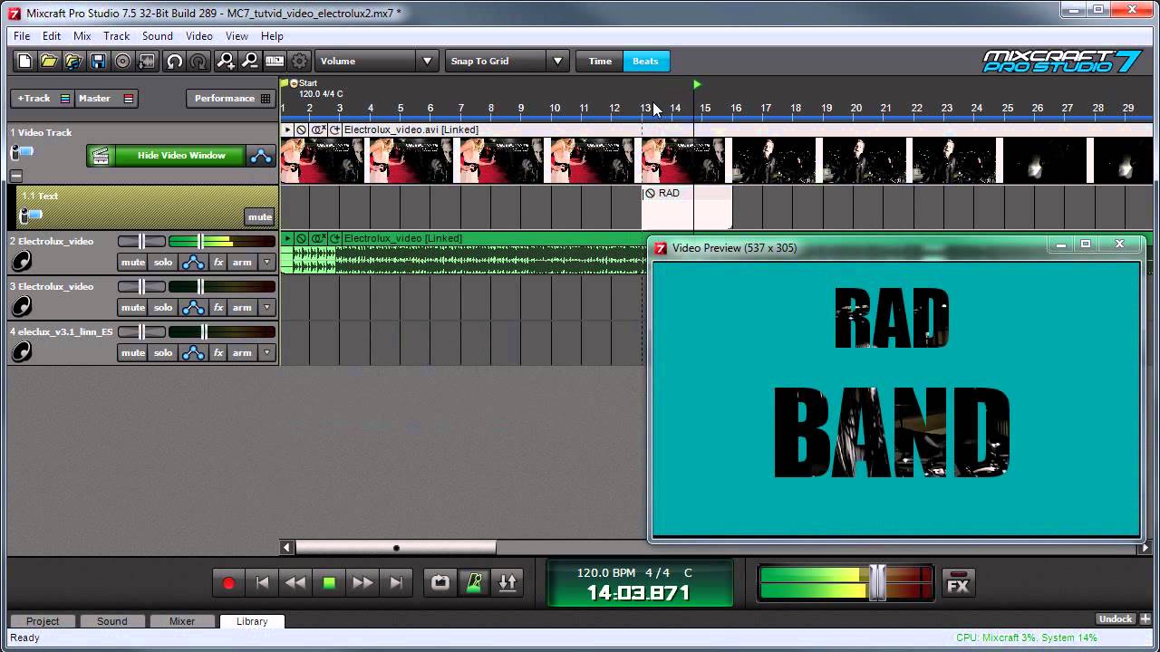 Mixcraft 7 Video Editing: Adding Titles - YouTube