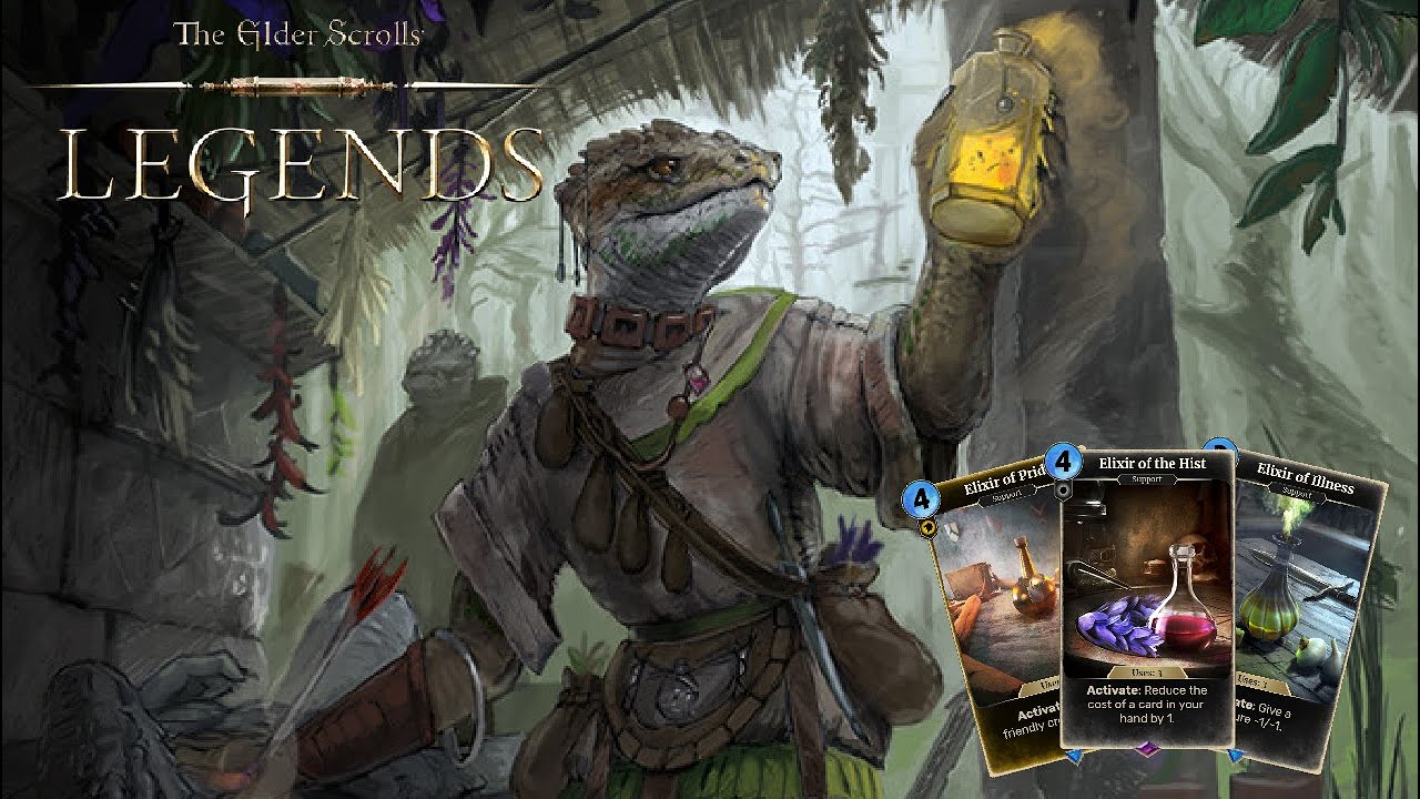 Elder Scrolls Legends: Custom Elixir Cards - YouTube