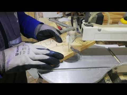 HAIS DEKUBAJ Kıl testere ile kesim scroll saw   #wood #woodworking #wooden