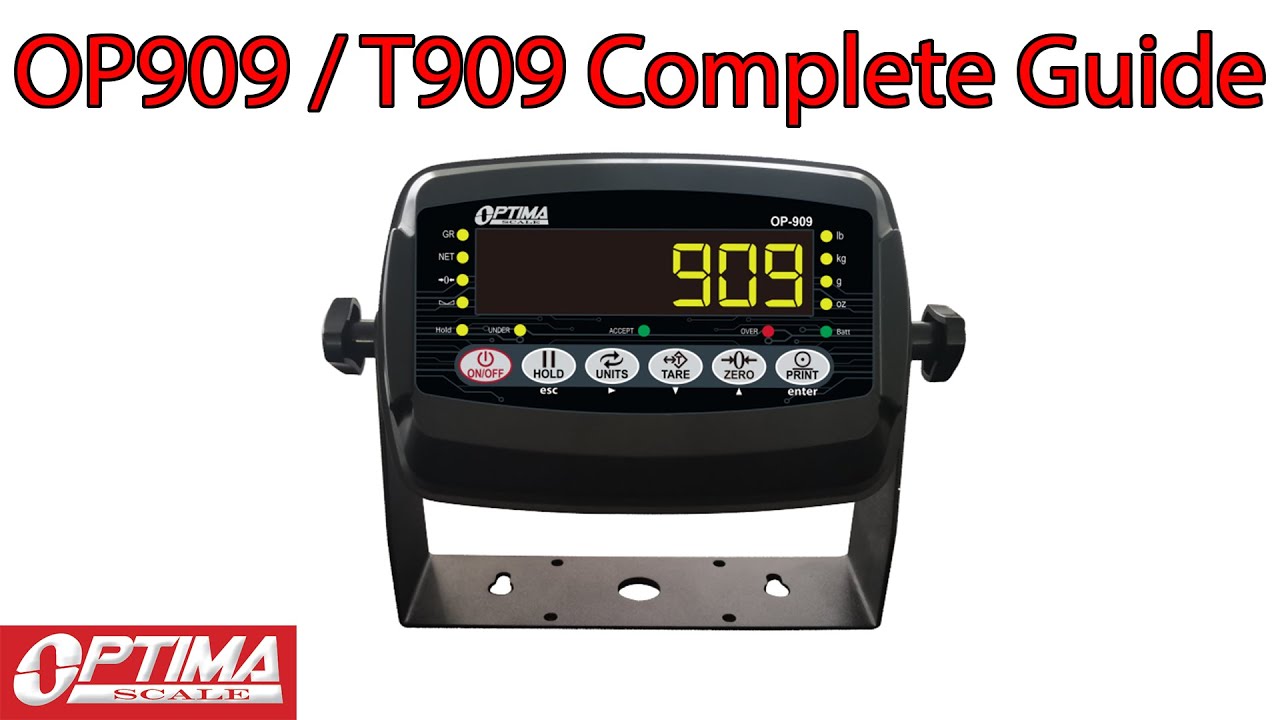 OP 909 / T 909 Calibration & Set Up Complete Guide - YouTube