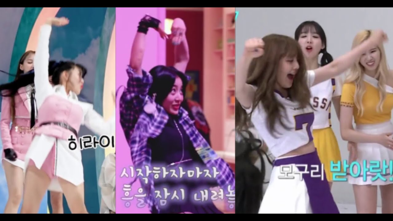 TWICE (트와이스) Jihyo Dance Battles featuring Momo, Sana & Jeongyeon | 지효 ...