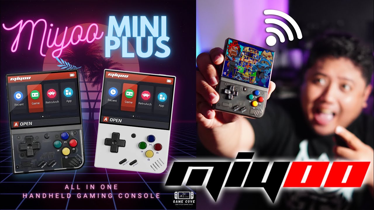 WIFI RETRO HANHELD? Miyoo Mini Plus Unboxing and Review - YouTube